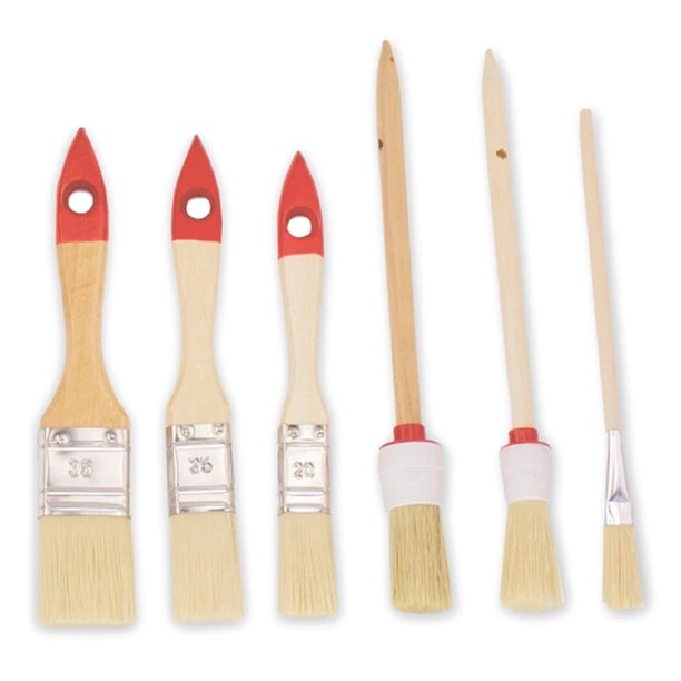 Набор кистей COLOR EXPERT DO IT плоских и круглых 6 шт