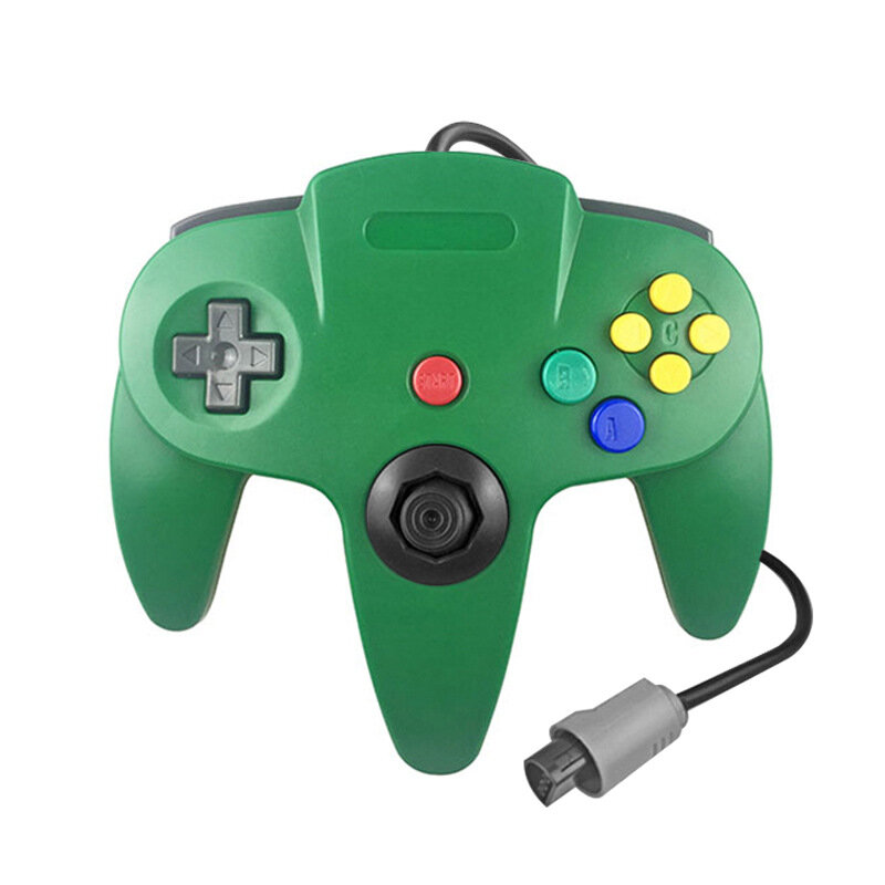 Игровой контроллер N64, проводной контроллер Nintendo N64, в наличии, доступны различные цвета