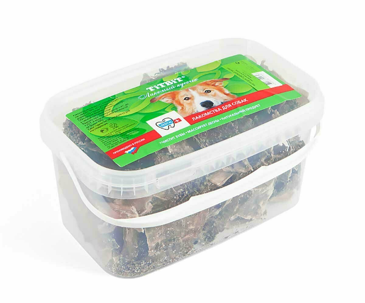Лакомство для собак TitBit желудок говяжий мини банка 3,3л 009697