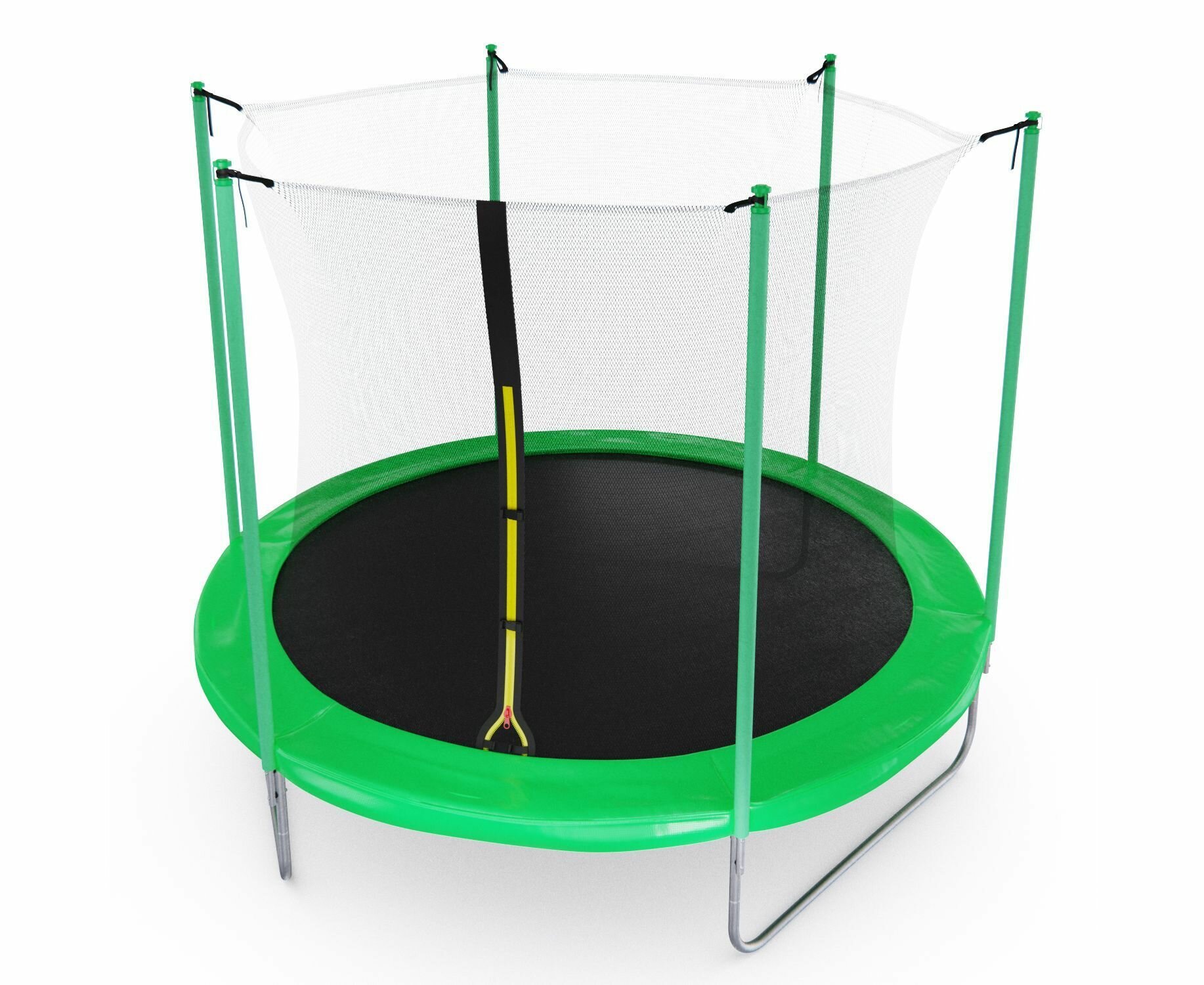 Батут DFC FEMMTO 10FT green с внутренней защитной сеткой