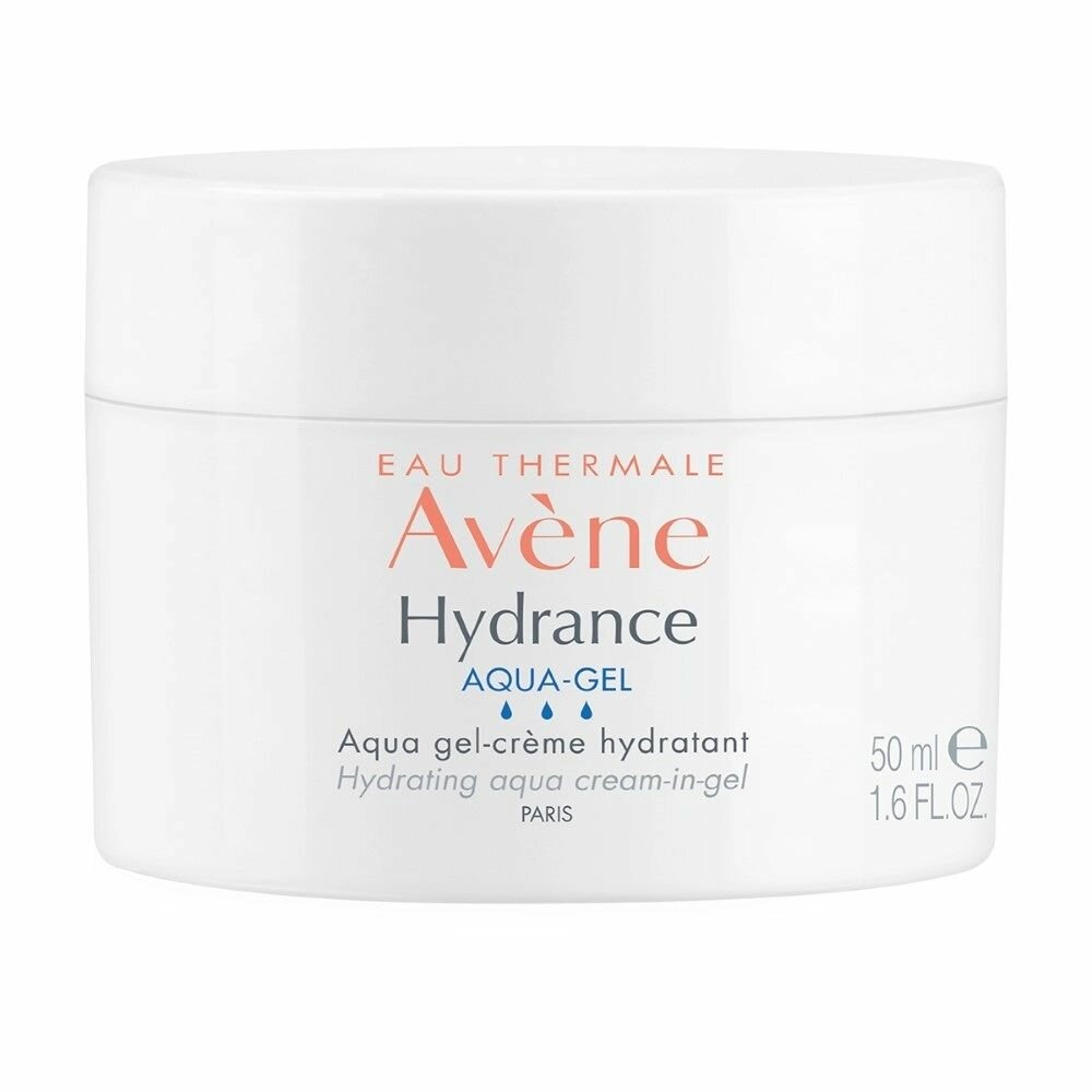 Гель для лица Avene Hydrance Aqua Gel, для всех типов кожи, увлажняющий, 50мл
