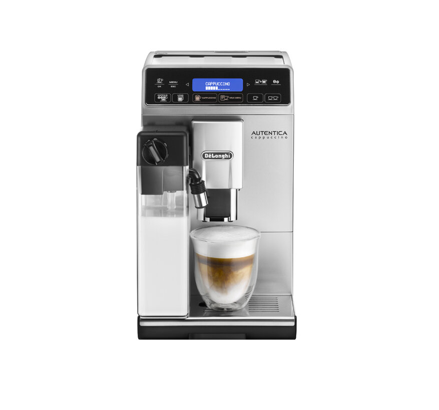 Кофемашина DeLonghi Autentica Cappuccino ETAM 29.660. SB, серебристый/черный