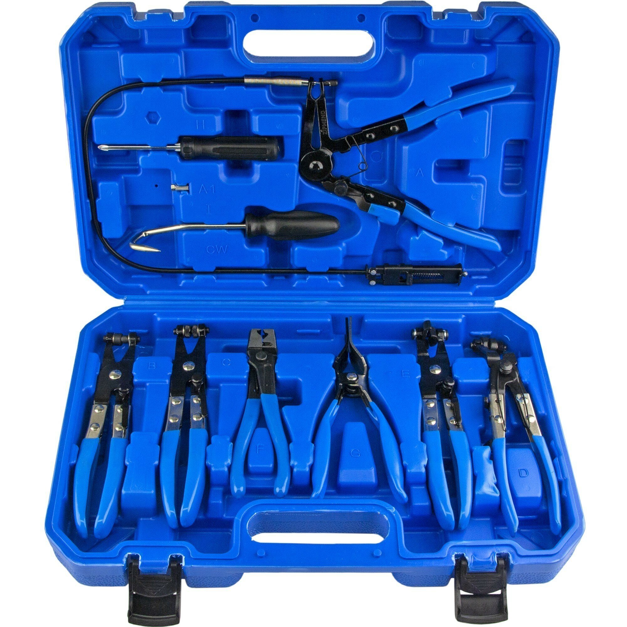 ZS-A013009 Набор щипцов для снятия и установки хомутов и шлангов 9пр.