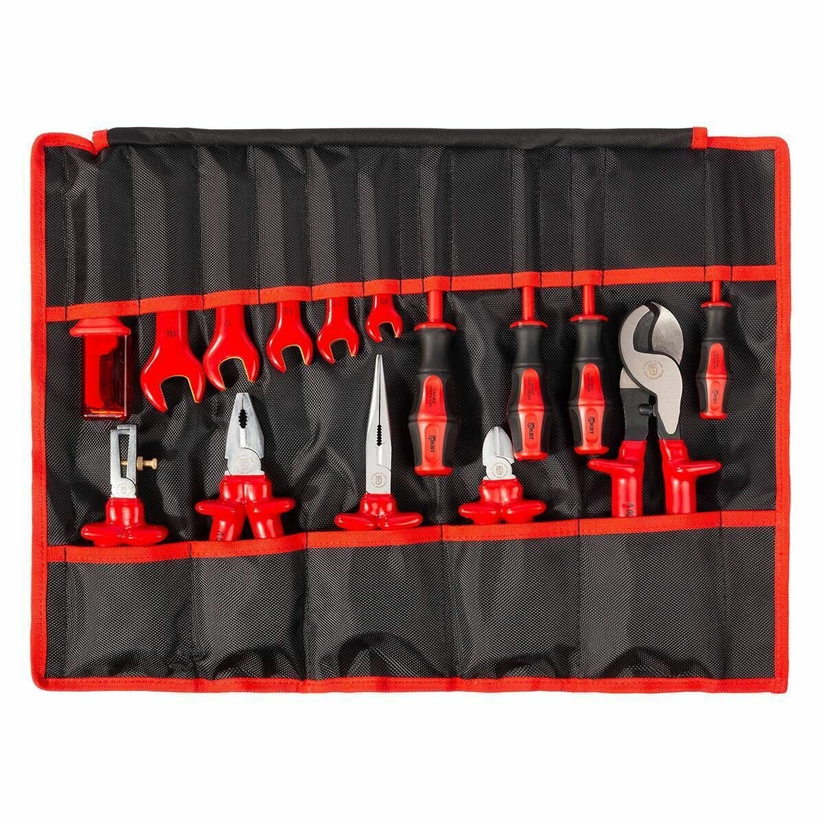 Набор НИИ-26 диэлектрического инструмента для работ под напряжением до 1000 В стандарт VDE Серия эксперт (КВТ) 92069