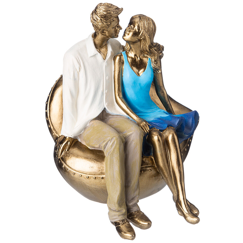 Статуэтка 162-1048 пара 15,5х14,5х17,5 см