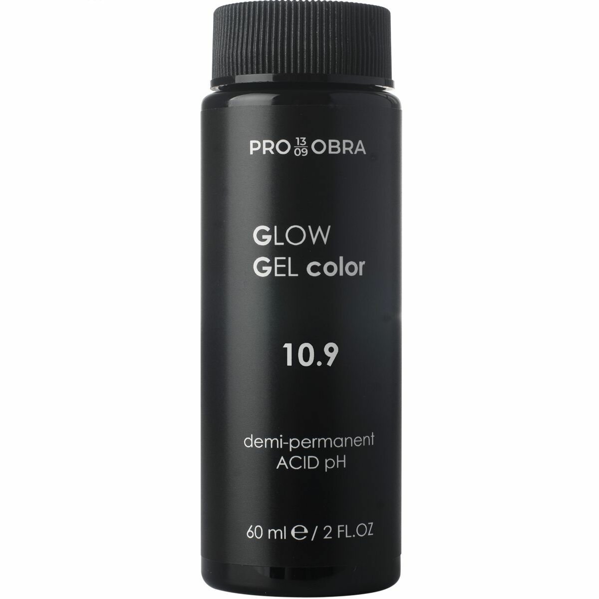OBRA PRO13/09 Полуперманентный гелевый краситель GLOW GEL 10.9 Мокко светлый блонд (латте), 60 мл