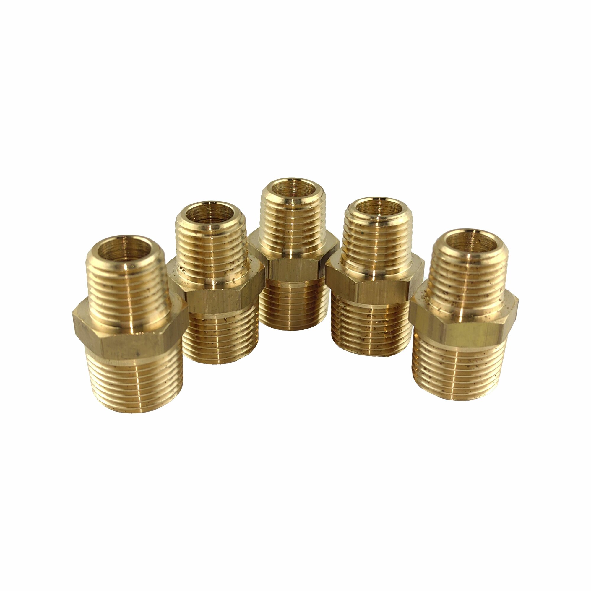 Ниппель HG переходной пневмо 3/8" НР х 1/4" НР (5 шт.)