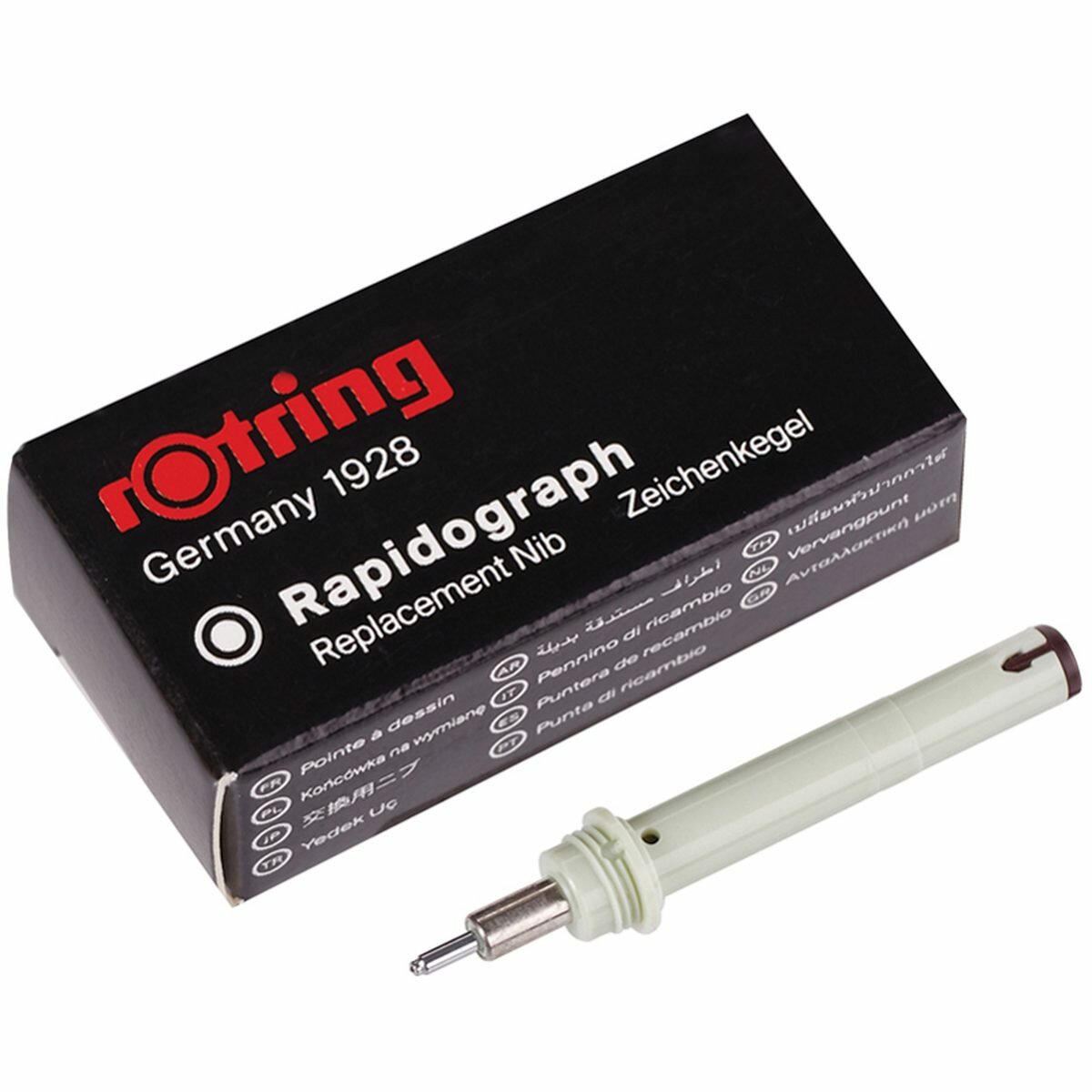 Пишущий элемент для рапидографа Rotring, 0.8мм, пластик (S0219820), 1шт.