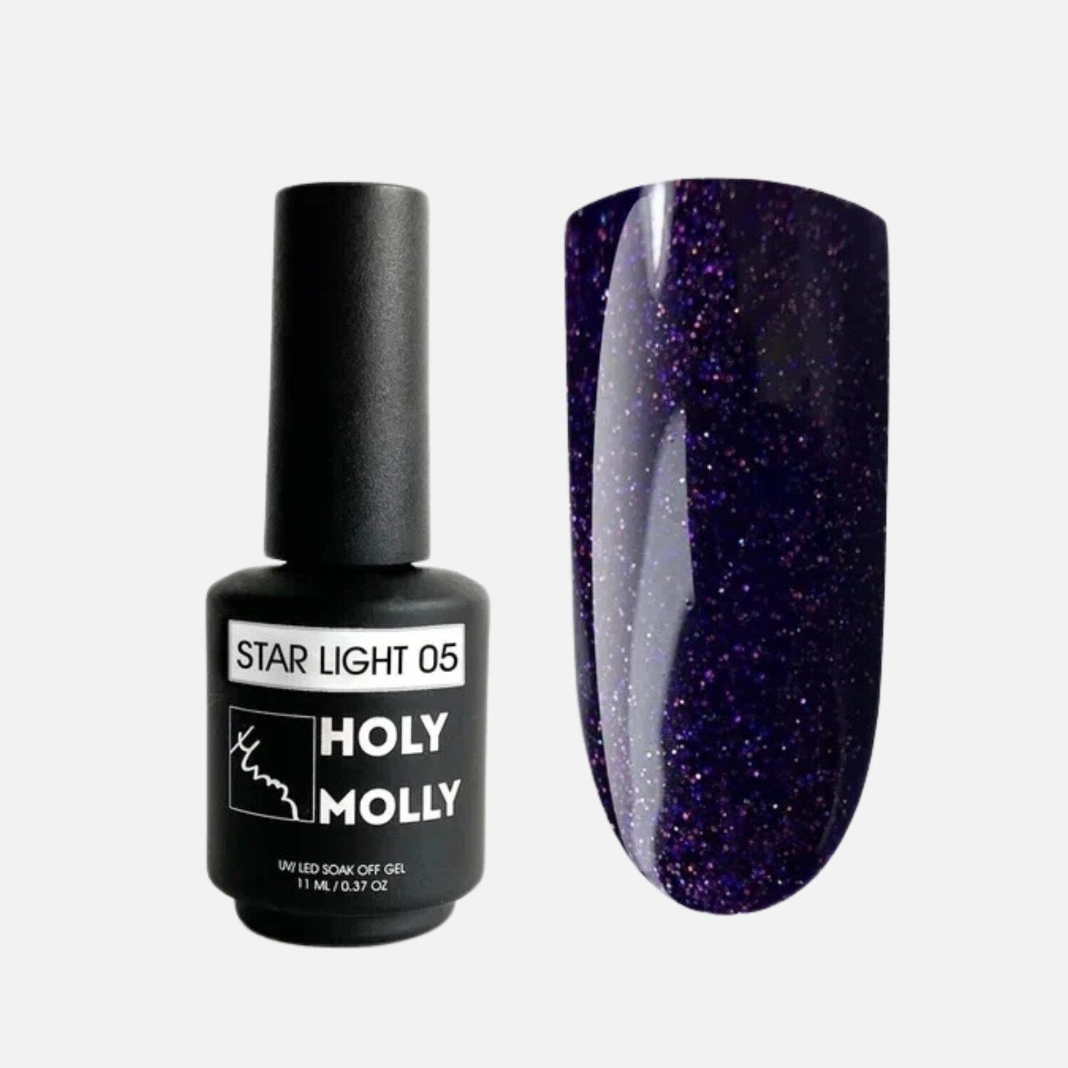 Гель-лак Holy Molly Star Light №05 11 мл ❗️ВНИМАНИЕ❗️СРОК годности 28.03.2026