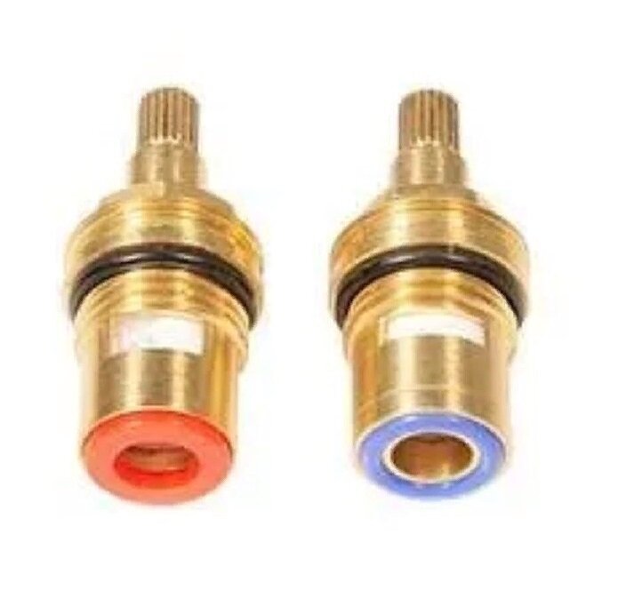 Кранбукса 1/2 x 24 керамика шлиц для смес. серии 58, KAISER 58К цена за пару 6158 ЛОТ 2 шт