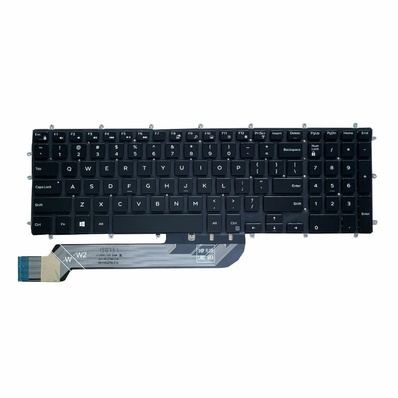 Для клавиатуры DELL серии Inspiron15-белая с подсветкой