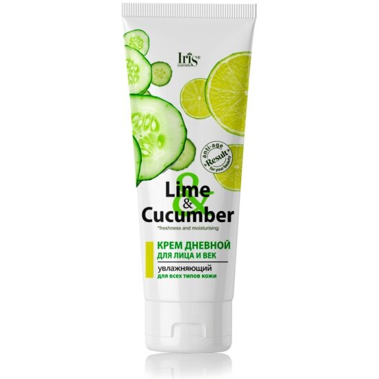 Крем дневной для лица и век Iris Lime&Cucumber увлажняющий, 75 мл.