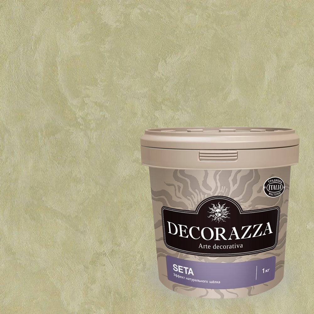 Декоративная штукатурка с эффектом натурального шелка Decorazza Seta (1кг) ST 11-172