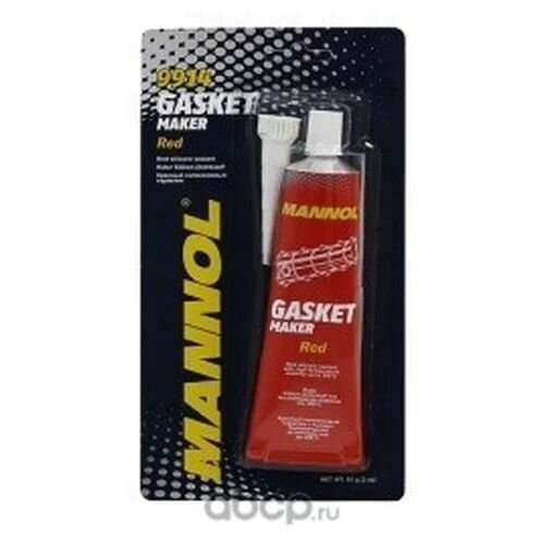 9914 Gasket Maker Red/ Красный силиконовый герметик (-50C+300C) (85гр.) (12шт) Mannol 2409