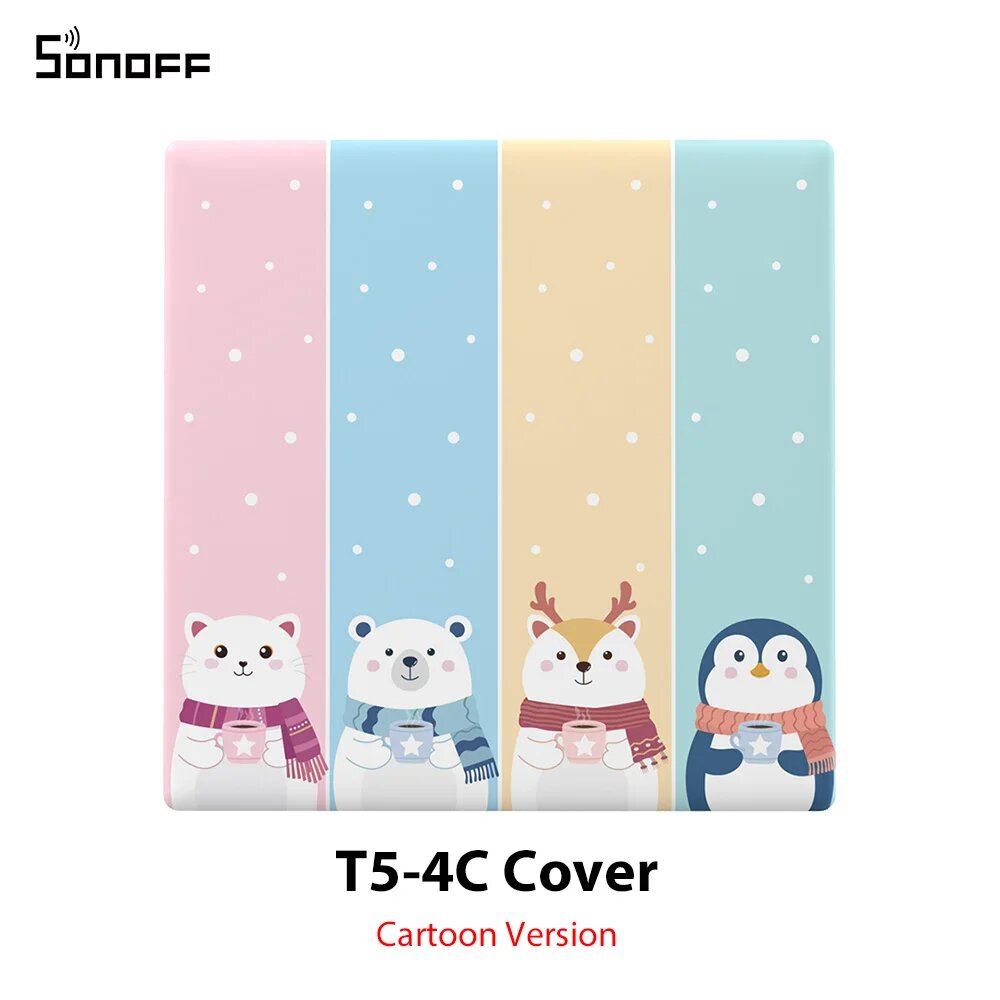 SONOFF TX Ultimate Сенсорный выключатель крышка звездный T5-4C-86 Cover