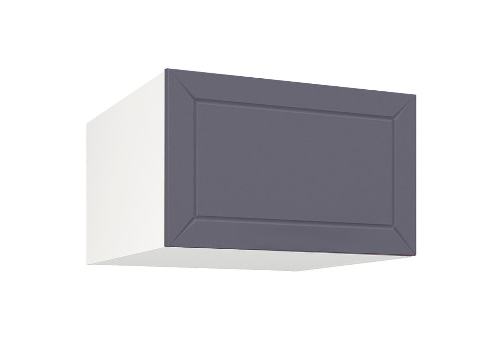 Кельн ШВА 600 шкаф верхний антресоль (софт маренго / белый)