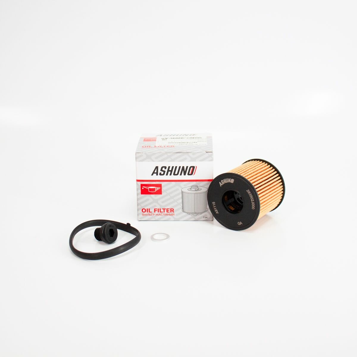 Фильтр масляный (вставка) HYUNDAI Creta , Elantra , Tucson , KIA Sportage ; 263502J000