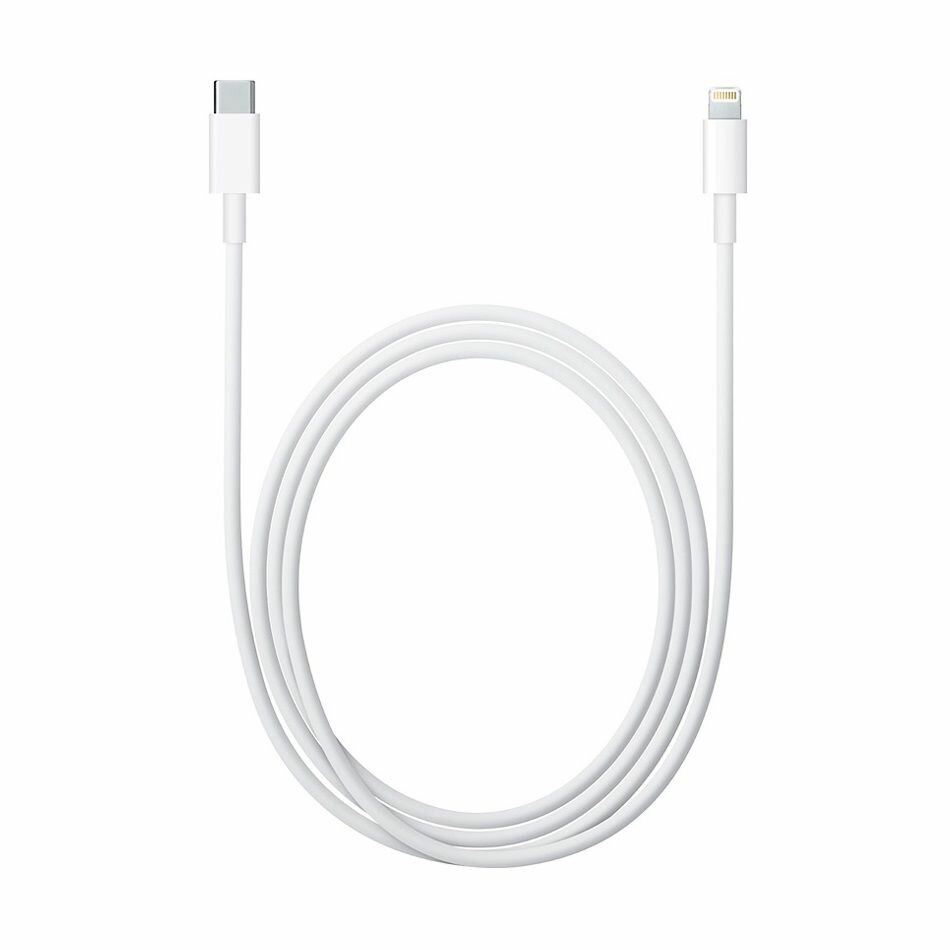 Кабель USB-C для iPhone Lightning (MQGJ2ZM/A) <белый> (OEM)