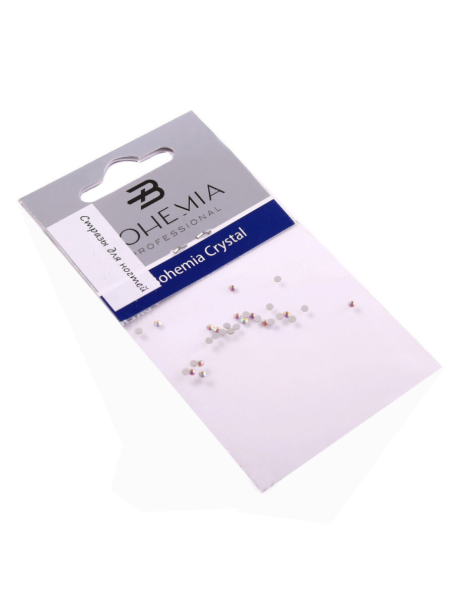 Стразы Bohemia Professional Золотой, для ногтей, голографические, 50 штук