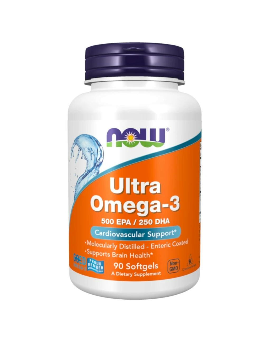 Омега 3 Ультра 1000 мг NOW Ultra omega 3 90 капсул