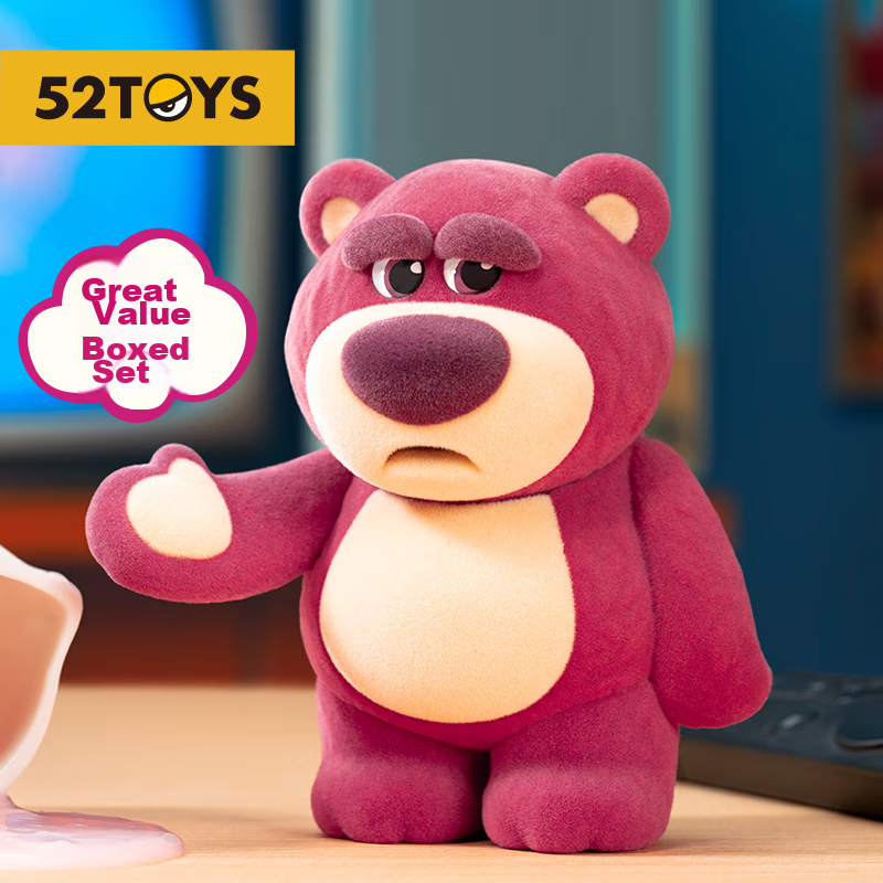 52TOYS Toy Story Strawberry Bear IT'S ME Blind Box Trendy Figurine, Single Piece, Goddess Day Gift