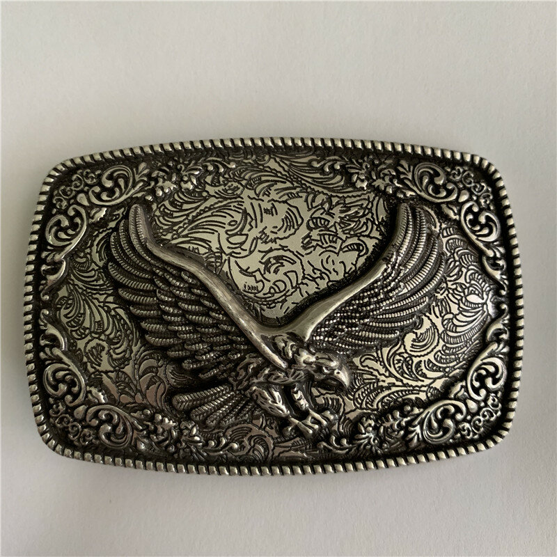 Пряжка декоративная для ремня с серебряный летящий орел пряжка для ремня 40 мм