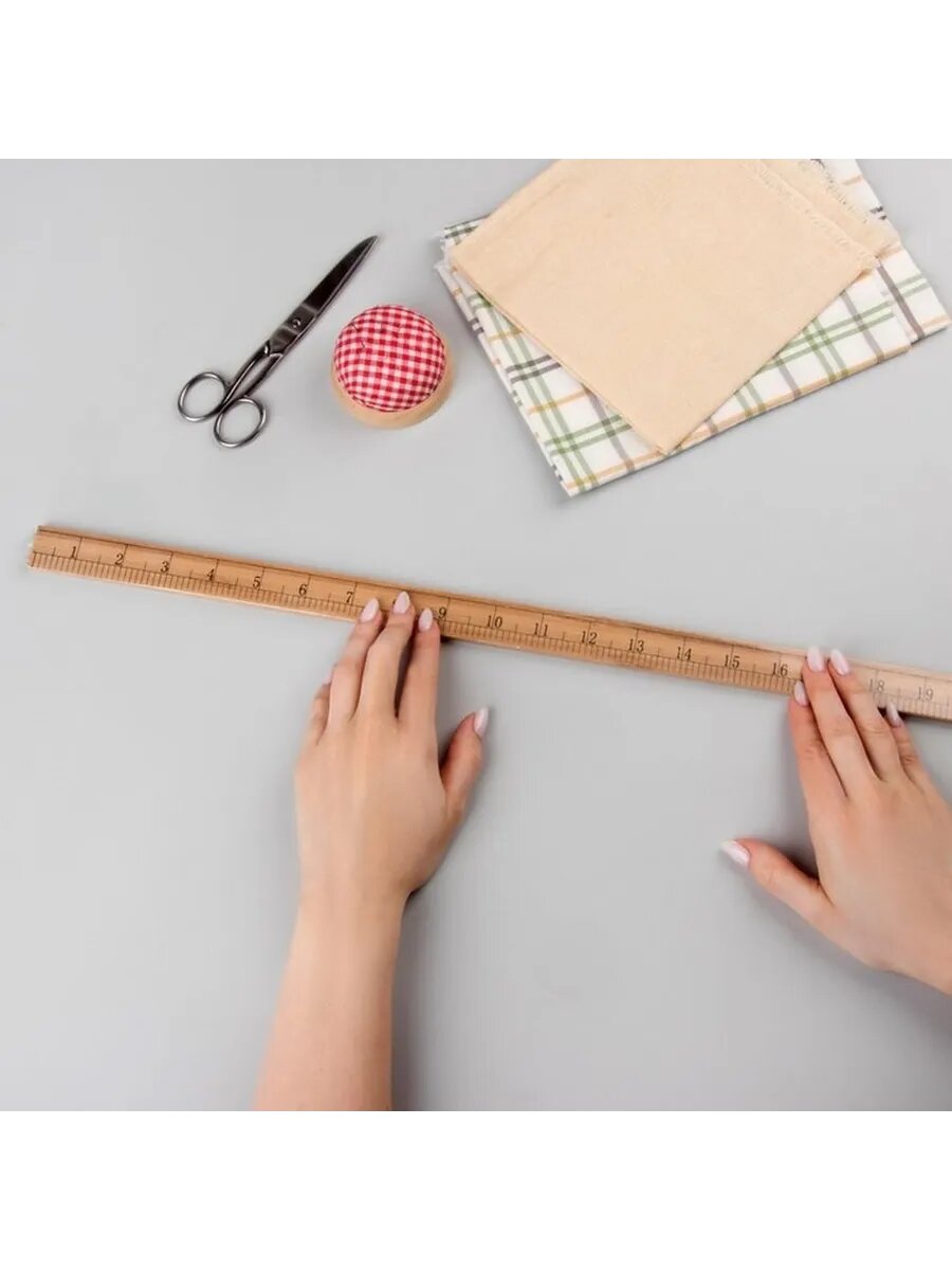 Деревянный мерный метр 100 см