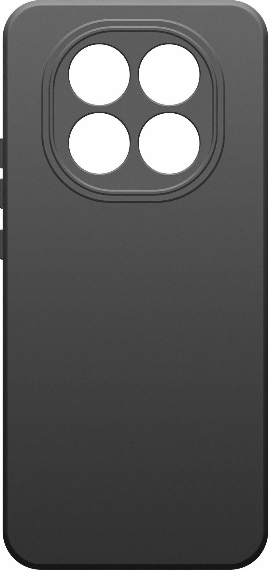 Чехол BoraSCO для Xiaomi Redmi Note 14 Pro + 5G Silicone Case черный