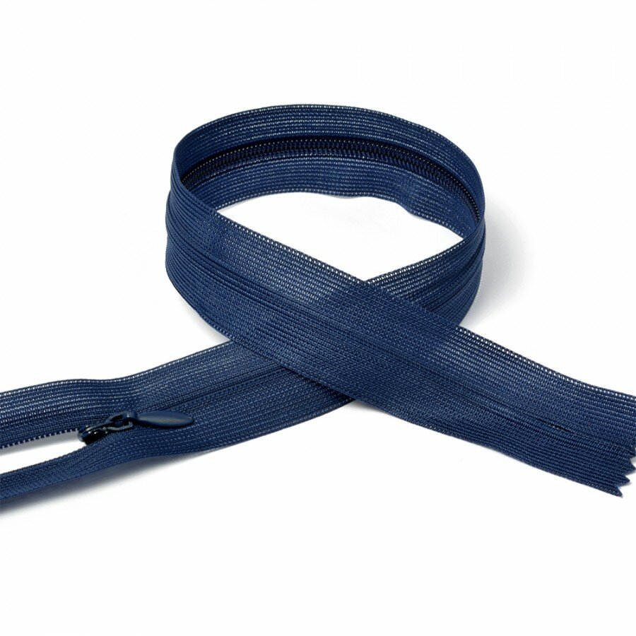 Молния MaxZipper пласт. потайная N3 60см н/р цв. F330 синий