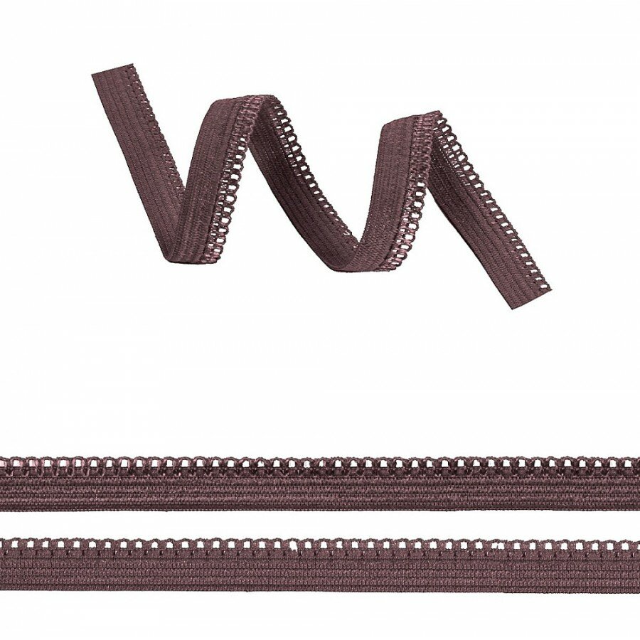 Резинка TBY бельевая (ажурная) 10мм RB03222S цв. S222 шиншилла уп.100м