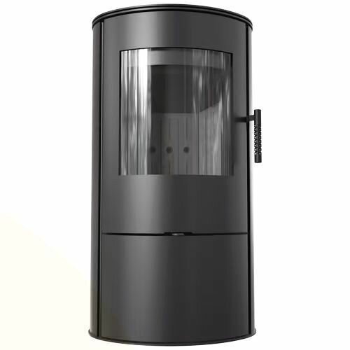 Печь дровяная KratkiROLLO, сталь, черный, 52,6x96,7x40,2 см.