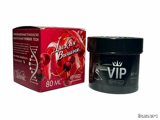 Ароматизатор воздуха (Банка 80мл) "Contact" "Дикая Вишня"-Аромат Вишни