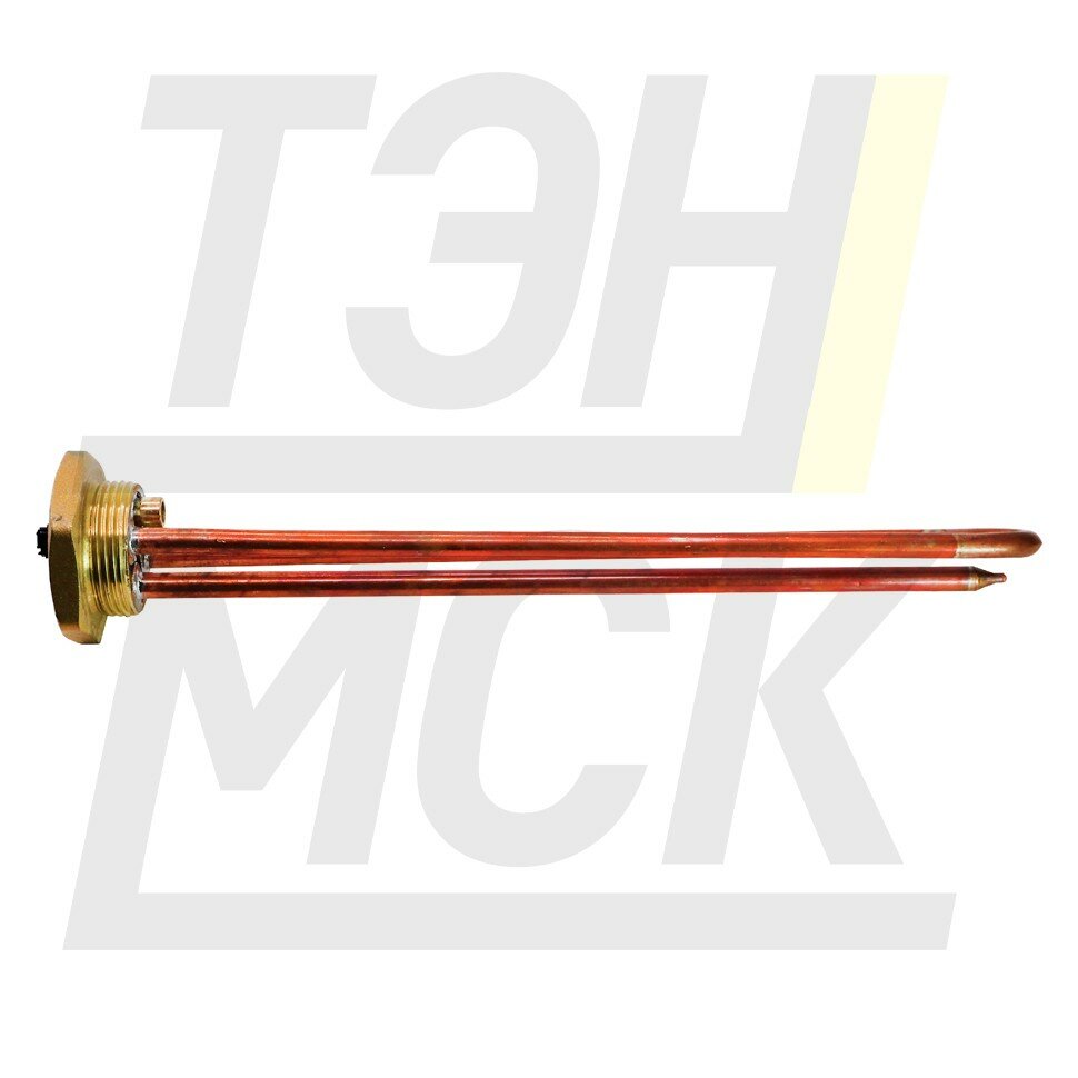 ТЭН 3 кВт (3000 Вт) RDT, резьбовой 42 мм для Ariston, De Luxe, Real, Thermex, под анод М6, 20246