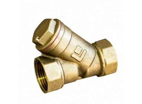 Сетчатый фильтр STI латунный Y-образный Ду15 Ру20 муфтовый уплотнение фторопласт D260-00667 412