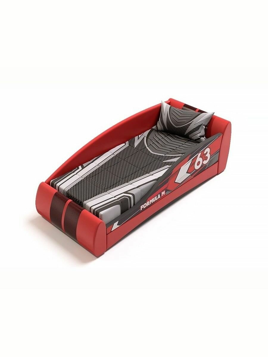 Подушка Фабрика Мирлачева AutFit, фотопечать, 47 см x 67 см, светло-серая, высокоэластичная пена