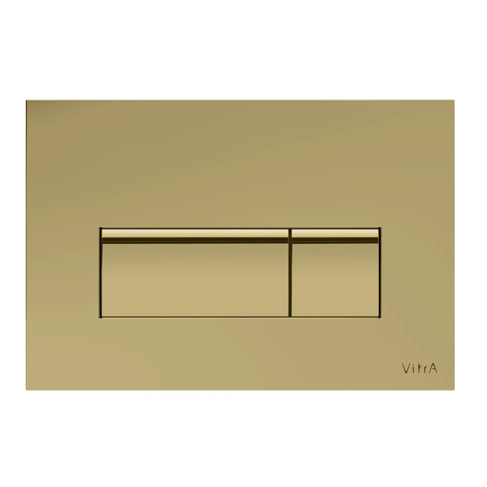 Кнопка смыва для унитаза VitrA Root Square 740-2324 золотая