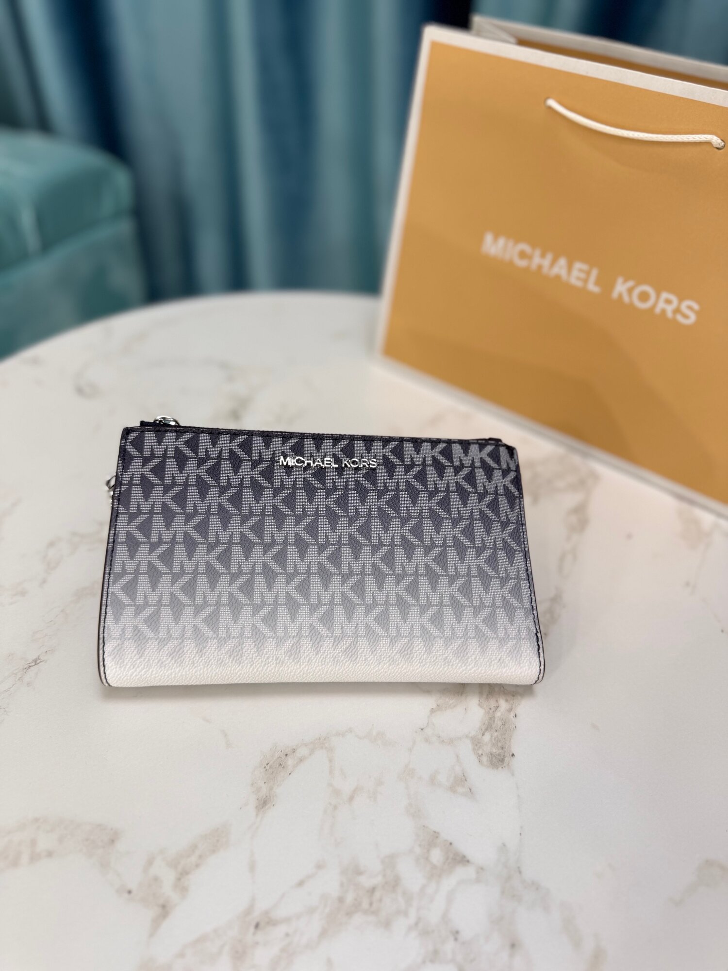 Кошелек MICHAEL KORS, синий/голубой — фото 1