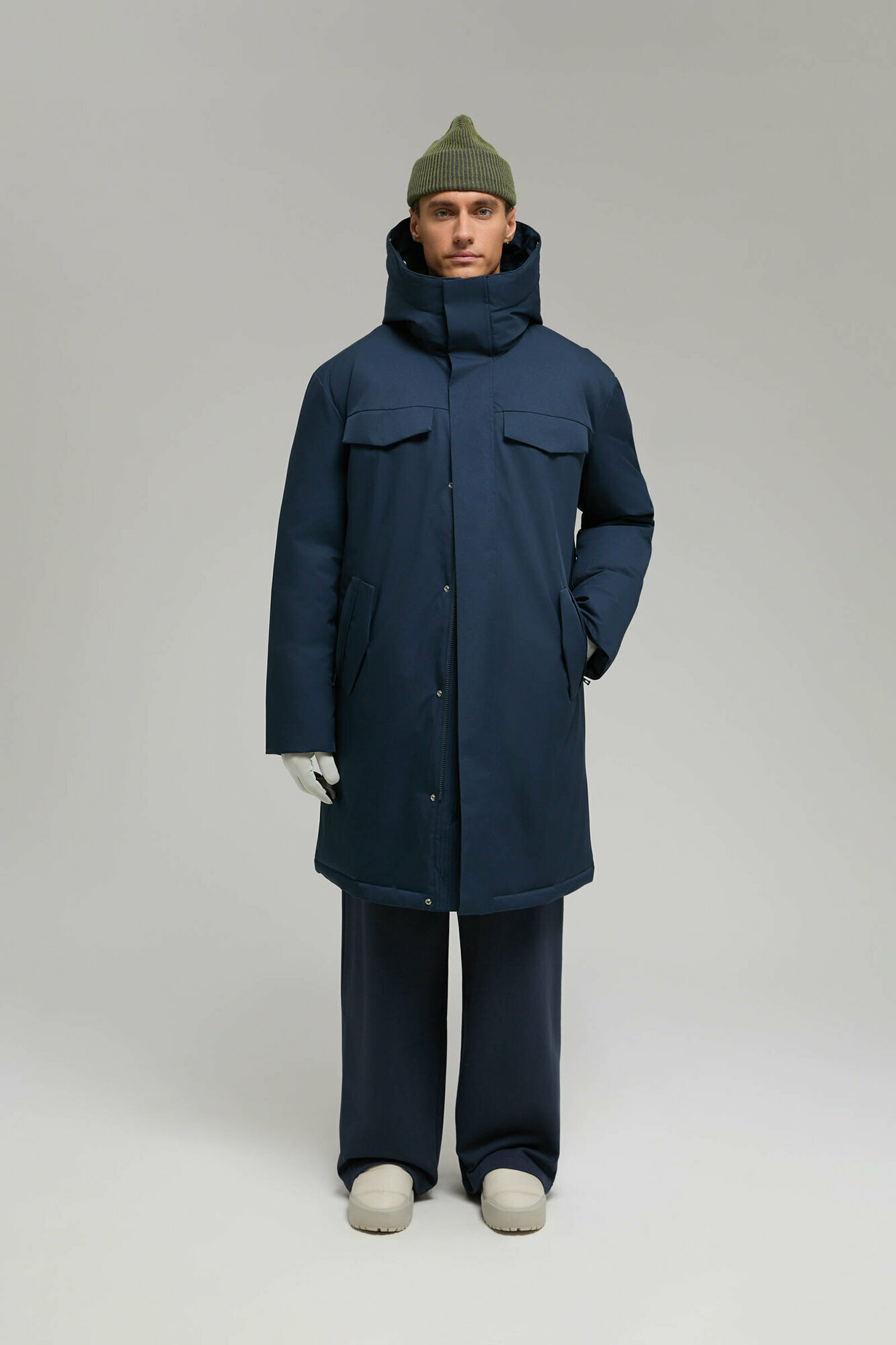 Пуховик с натуральным пухом