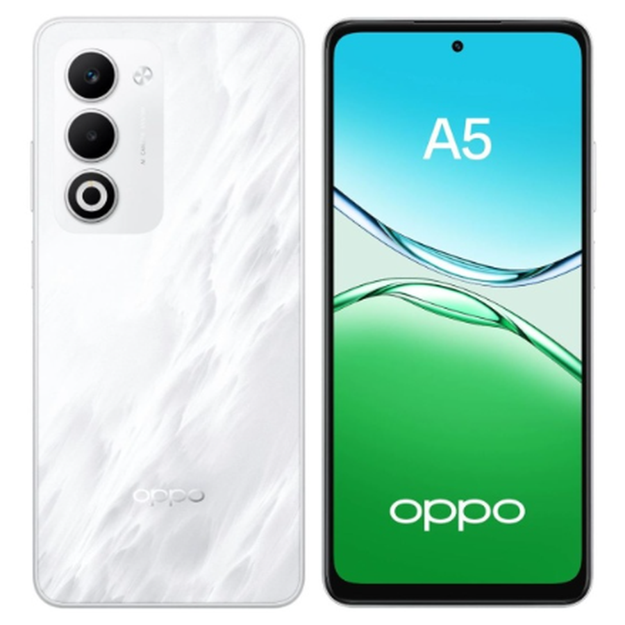 6,67" Смартфон OPPO A5 (2025) 8/256 ГБ (194279) белый
