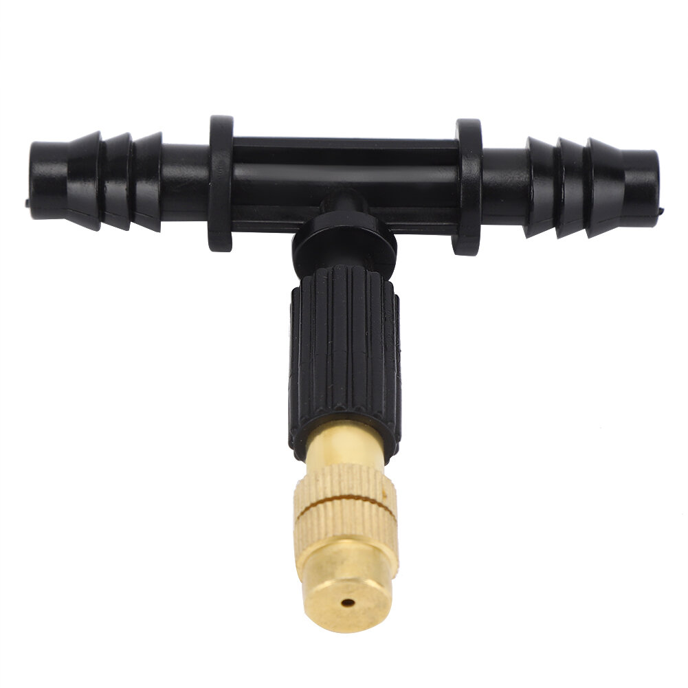 10 шт. насадка для запотевания воды с тройником, аксессуар для охлаждения сада для орошения для шланга 8/12