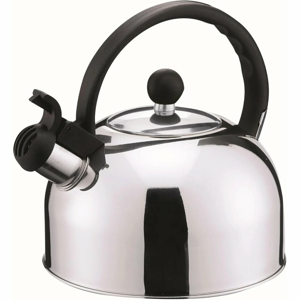 Чайник нержавеющий 1,5л со свистком TM Appetite, 2367517