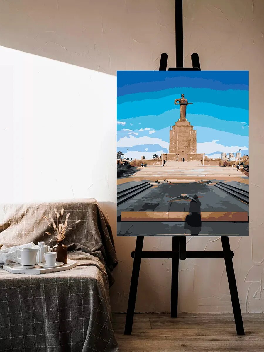 Картина по номерам Ереван Статуя Мать Армения Парк Победы