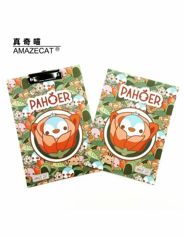 Детский набор для рисования Amaze Cat (альбом, папка, 6 цв. листов, 6 чистых) - Сад с птицами
