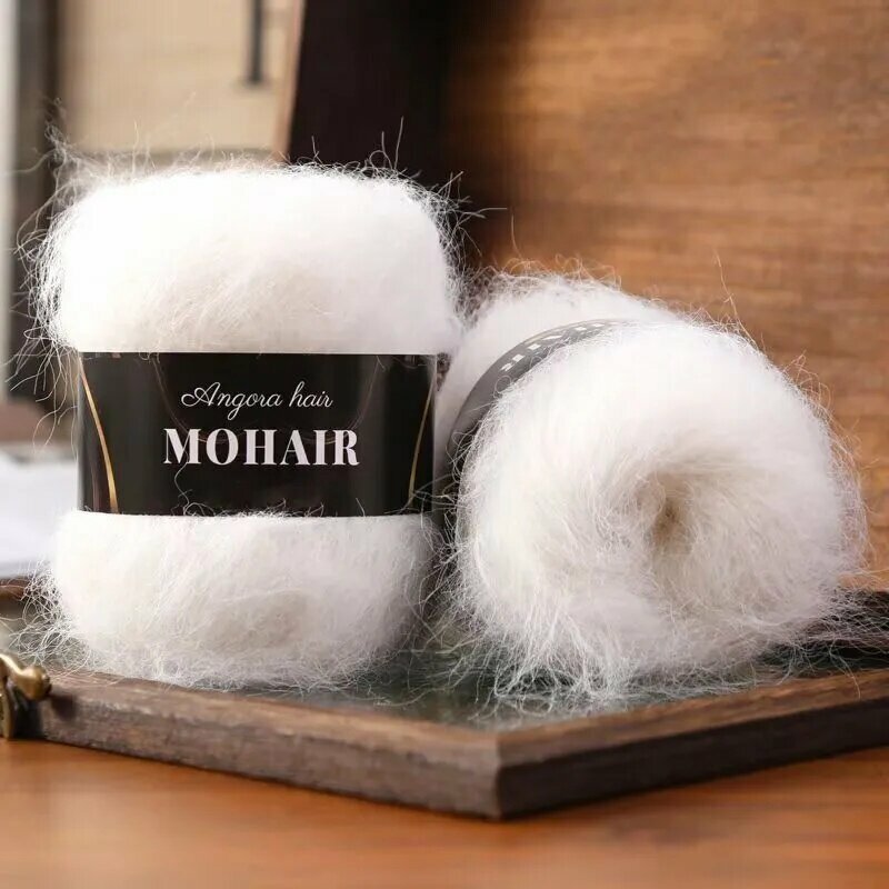 Пряжа из альпаки и мохера, для свитера ручной работы, сделай сам,1 кусок,25 г