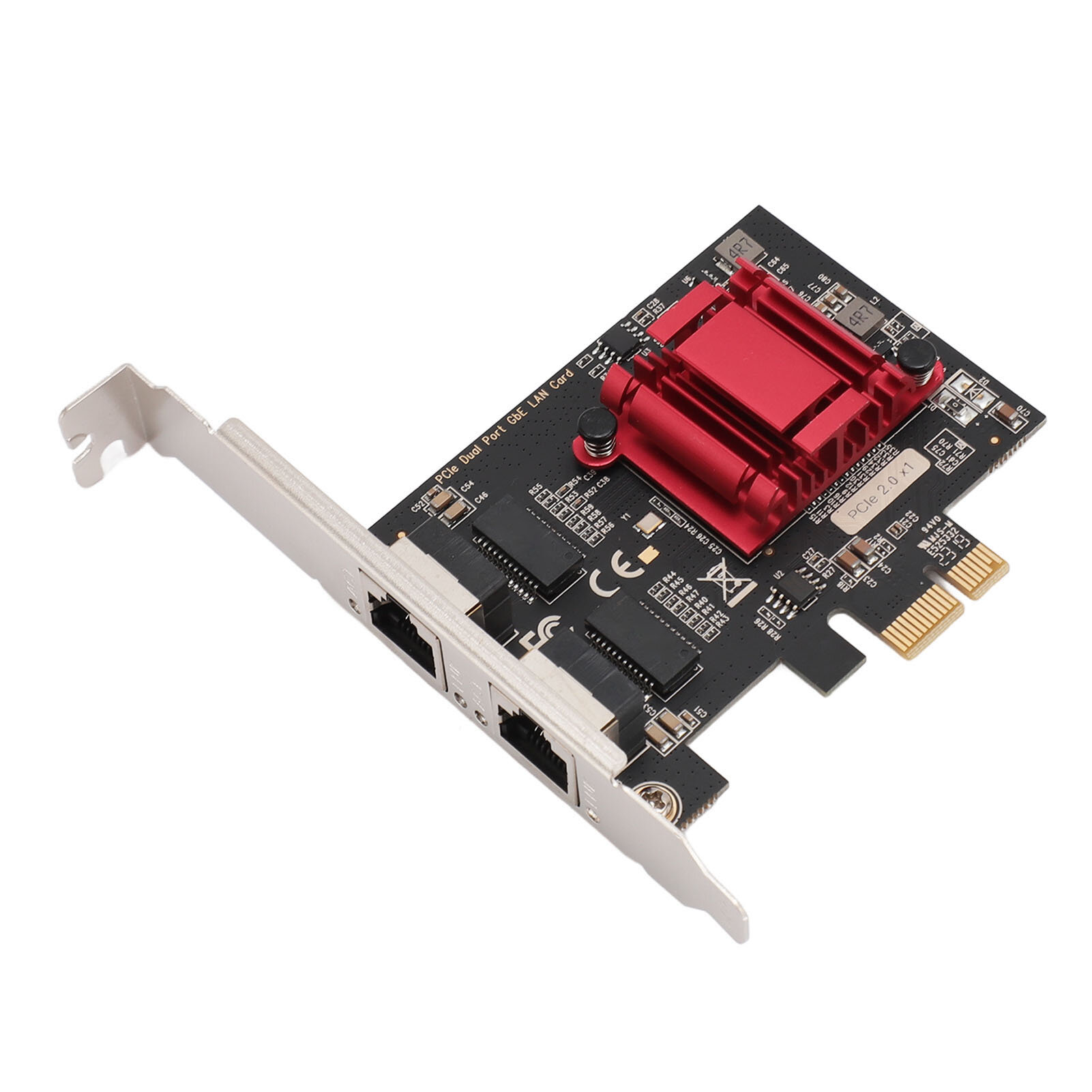 Двухпортовая гигабитная сетевая карта PCIe 1000M PCI Express Ethernet-адаптер с двумя портами LAN NIC Поддержка низкопрофильного PXE для Windows Server