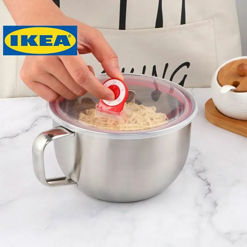 Миска 1300 мл серебристый, 1 шт