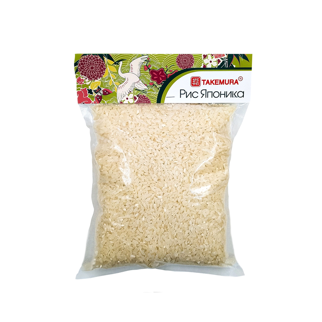 Рис Японика Takemura для японской и европейской кухни 800 г, Япония