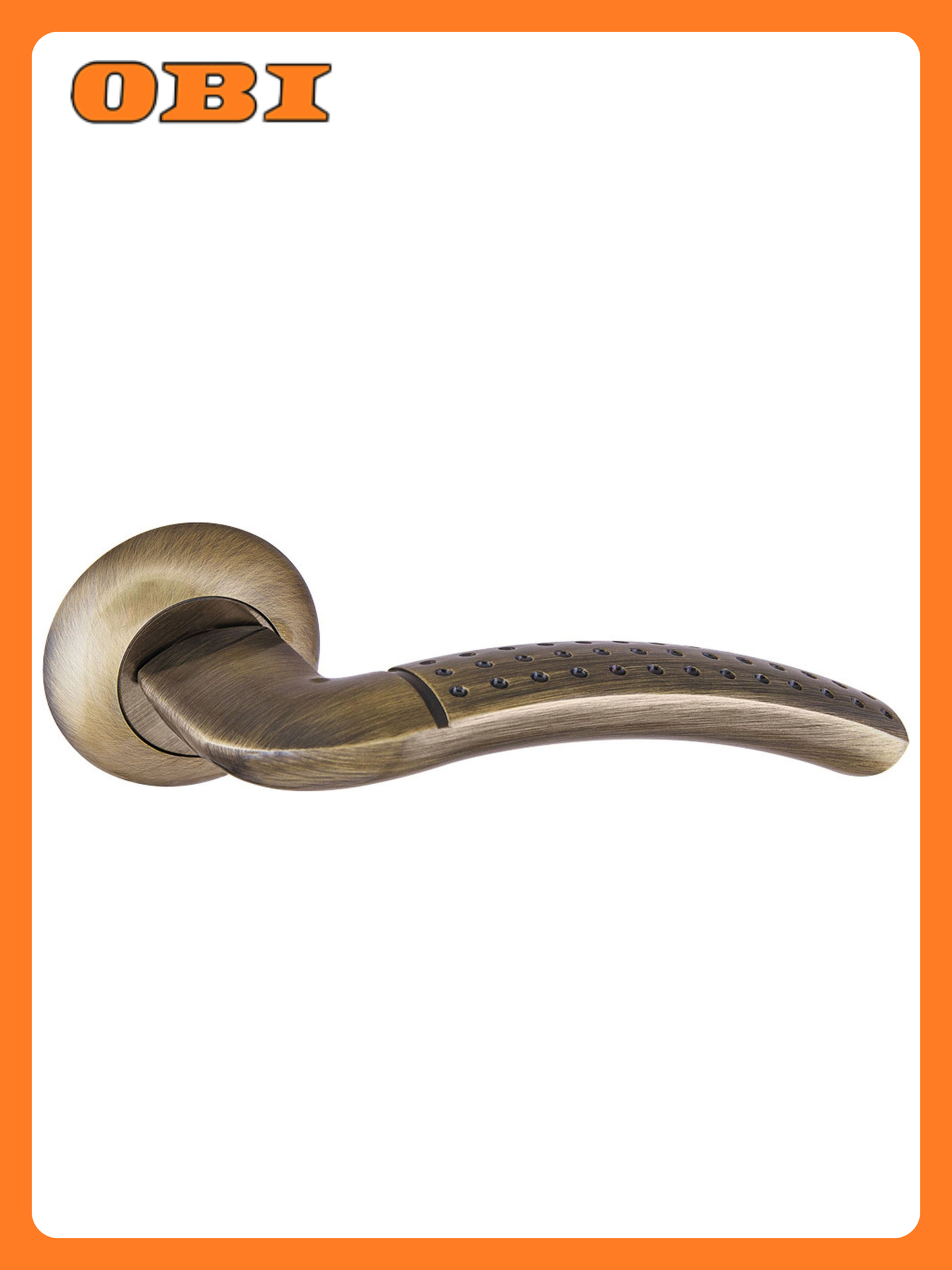 Дверная ручка Punto LOGICA TL ABG-6, алюминий, гальваническое покрытие, зеленая бронза