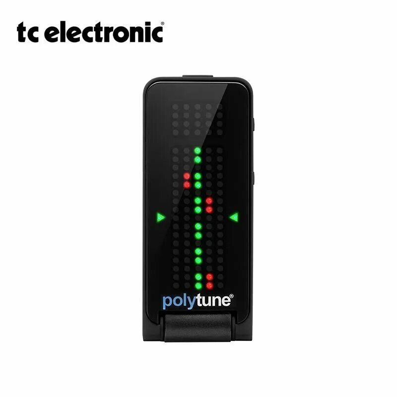 TC Electronic PolyTune Clip Black Мини-акустическая гитара, электрогитара, бас, тюнинг, педаль, эффектор настройки