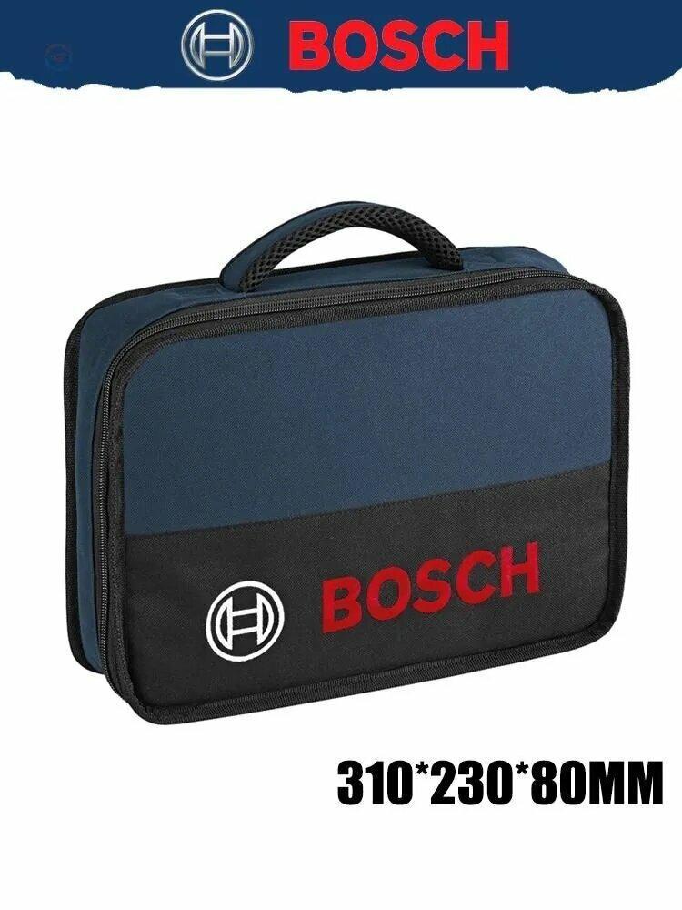 Сумка-органайзер для аккумуляторного инструмента 10.8-12 В, компактный строительный кейс с эластичными петлями и карманами, удобная переноска для отвертки и мелких принадлежностей